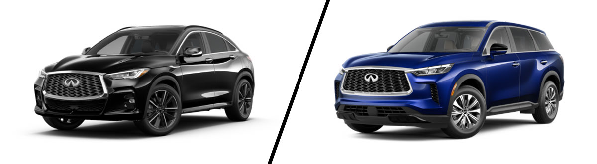 2024 INFINITI QX55 vs QX60 | Crest INFINITI | INFINITI Dealer in Springfield, MO